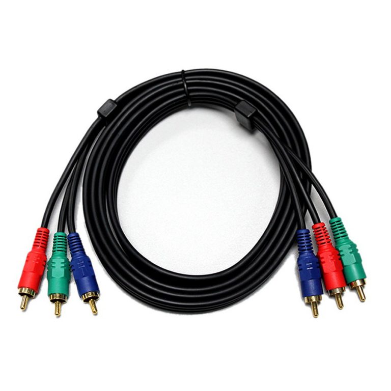 Component Video/Audio M/M Cable – 1.8m – Gold Touch