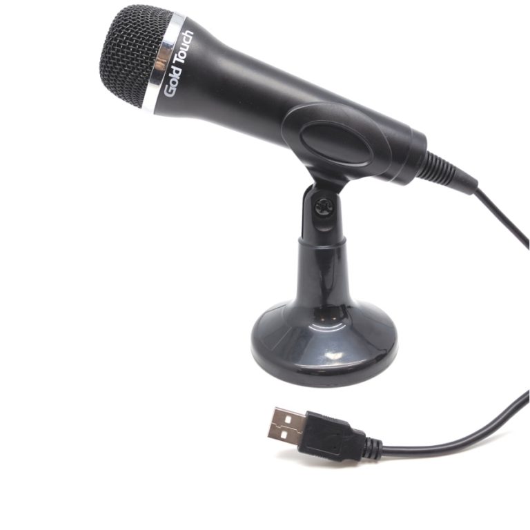 USB gaming Microphone – Gold Touch