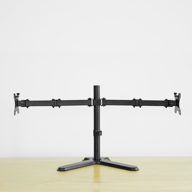 Adjustable dual monitor stand – Gold Touch