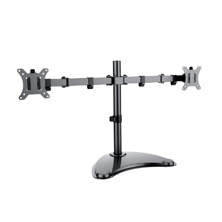 Adjustable dual monitor stand – Gold Touch