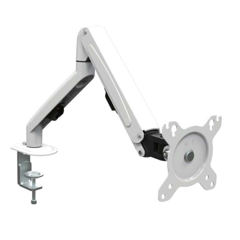 Gas Spring Monitor Arm (White) – Gold Touch