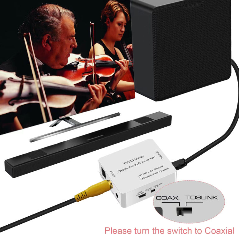 Digital Audio Converter – 2 Ways – Gold Touch